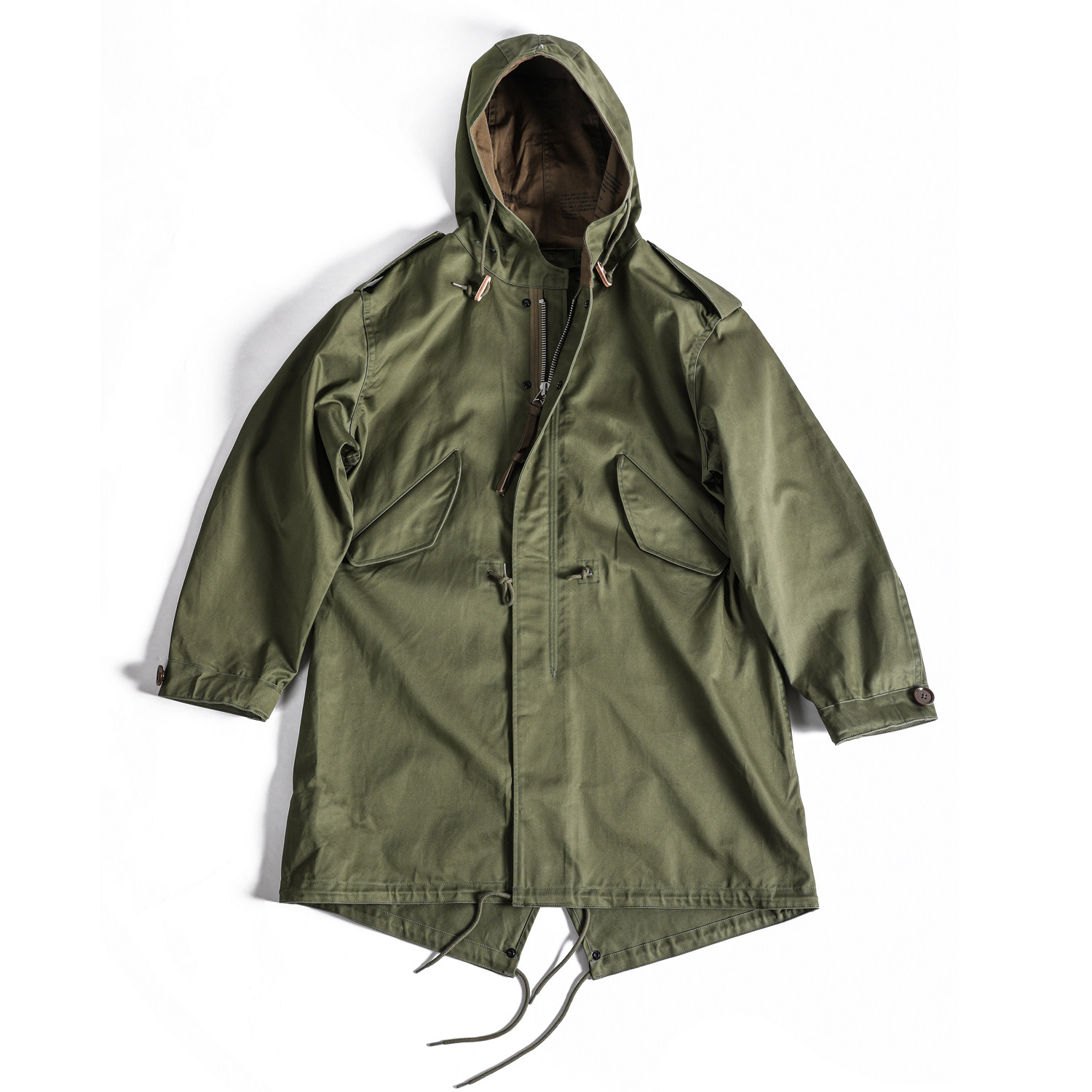 Gizemo US Military's First Generation M51 Parka Fishtail Coat: OG107 ...