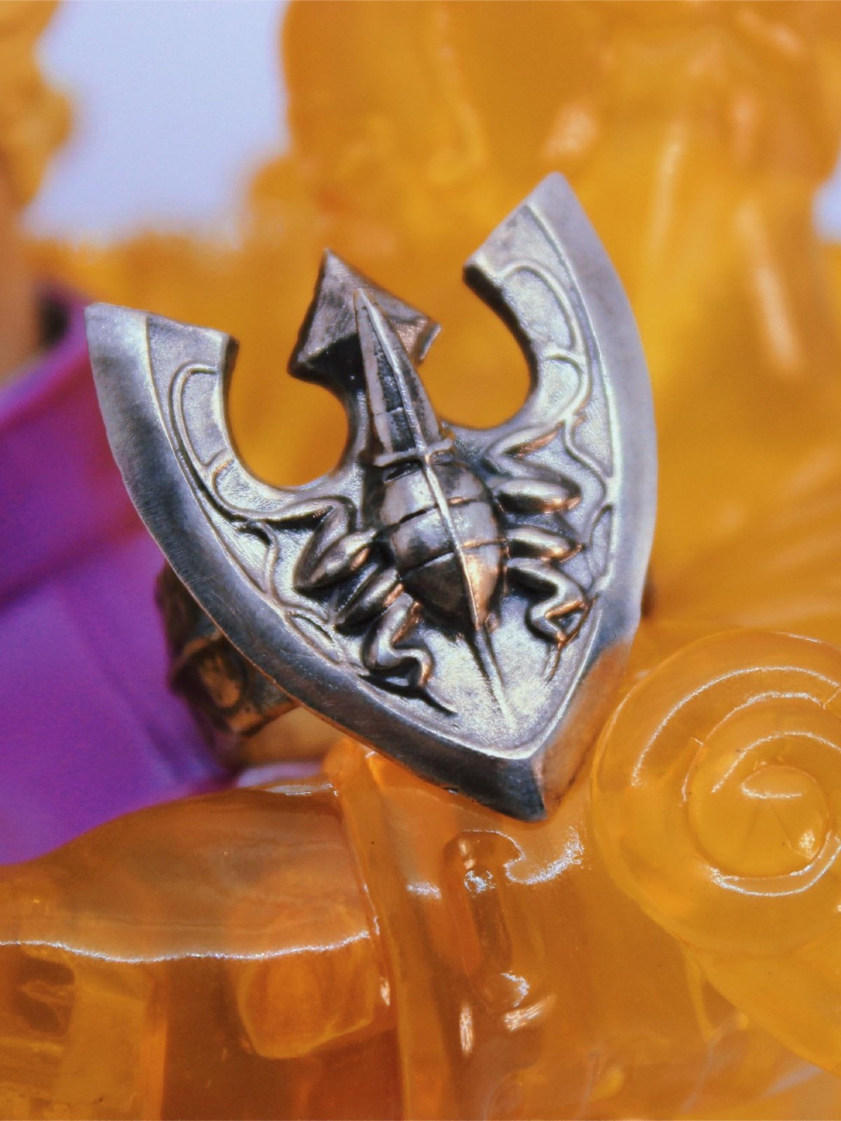 JoJo's Bizarre Adventure Giorno Giovanna Ring - 925 Perak