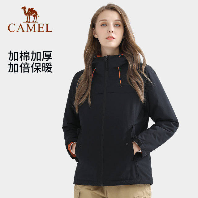 Camel Official Women's Clothing Padded Casual Jackets Autumn and Winter ...