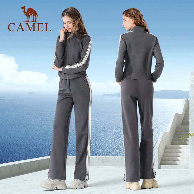 Camel Sports Set Women's Autumn Slim Fashion Slimster Fitness Morning ...