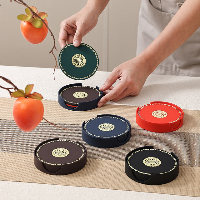 Placemats, new Chinese restaurant tea coasters, high-end pot mats, vase ...