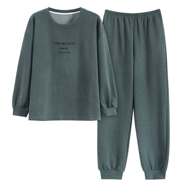 German velvet pajamas for women in autumn and winter thickened warm ...