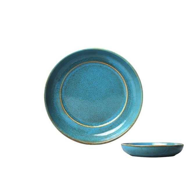 Creative Ceramic Plate Dessert Snack Plate Home Spit Bone Plate Snack ...