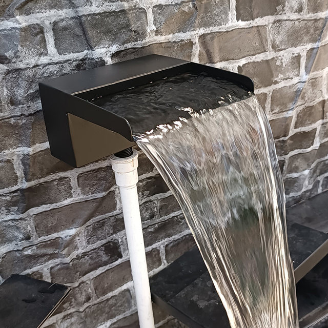 Customized 304 stainless steel square basin water outlet creative water ...