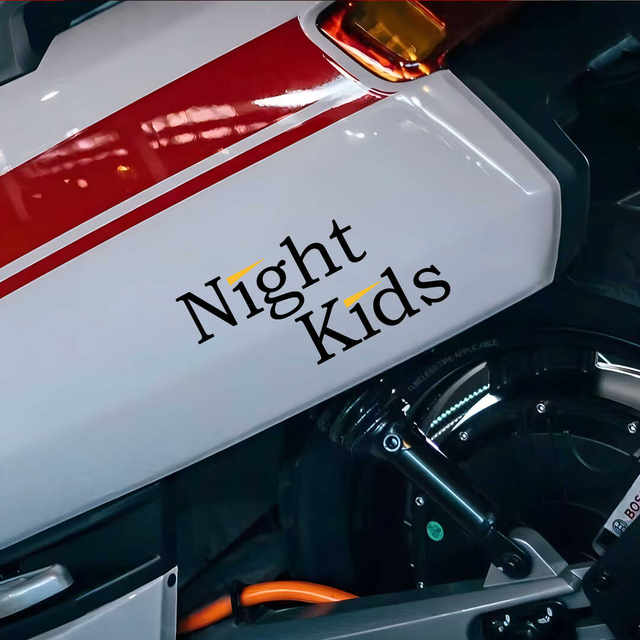 NightKids car sticker initial D sticker Wangan modified fleet sticker ...