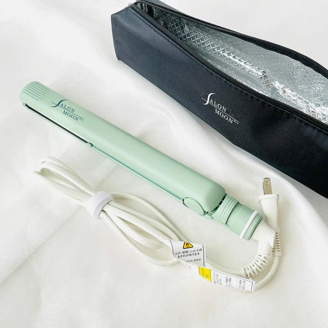 Japanese local version! SALONMOON imported curling iron straight clip dual-use mini does not ...