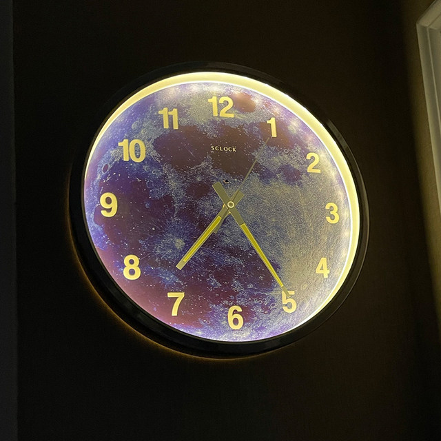 Radio wave clock accurate and automatic time-setting living room wall ...