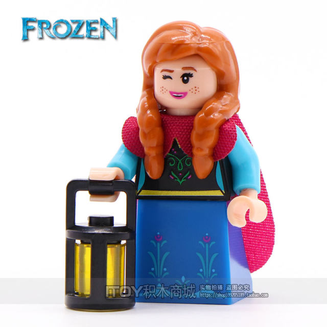 Chinese Building Blocks Frozen 2 Animation Building Blocks WM6084 Elsa ...