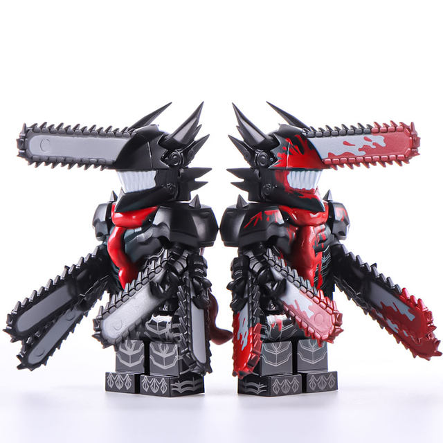 Domestic third-party building block chainsaw devil WM2565 chain saw man ...