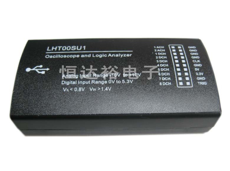 Hd Virtual Oscilloscope 2-Channel Analog & 8-Channel Logic Analyzer