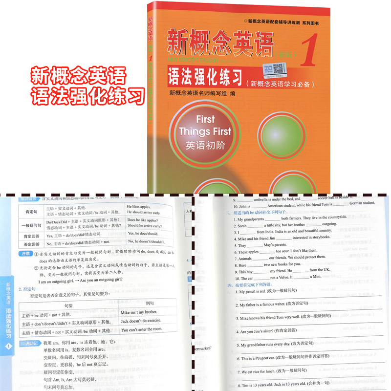 New Concept English Vol. 1 Synchronous Grammar Workbook | Intensive ...