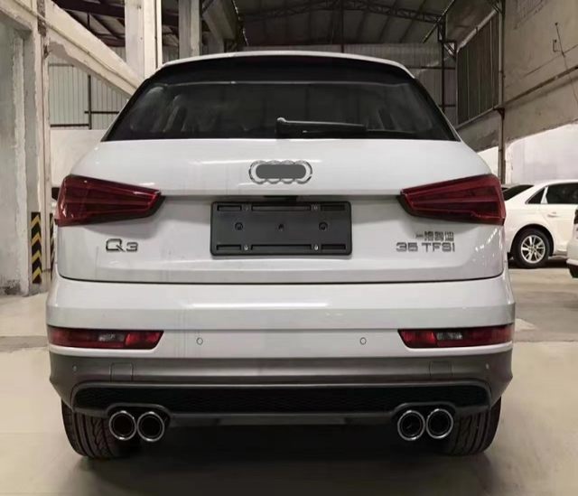 Suitable for 13-18 Audi Q3 modified rsq3 honeycomb center grille sline ...