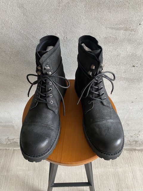 American retro Martin boots men's paratrooper boots men's autumn ...