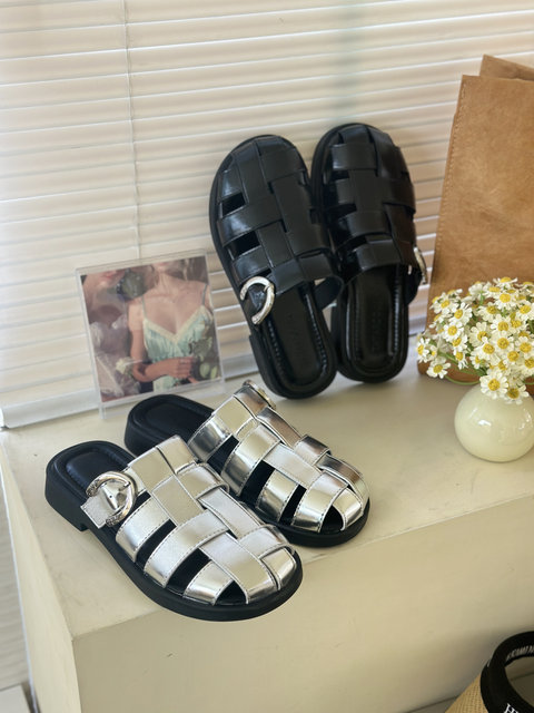 Dudu Little Dudes Weaving Slipper Women 2024 Summer Summer Bao Toutou ...