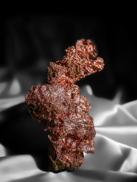 Natural copper ore rough ornament natural metal raw ore crystal ...