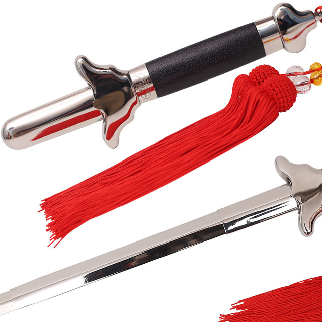 Huanglong stainless steel telescopic sword performance sword Tai Chi ...