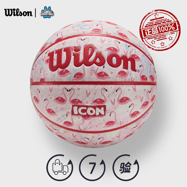 Wilson Basketball 23 Valentine's Day Series Flamingo Flower Balls ...
