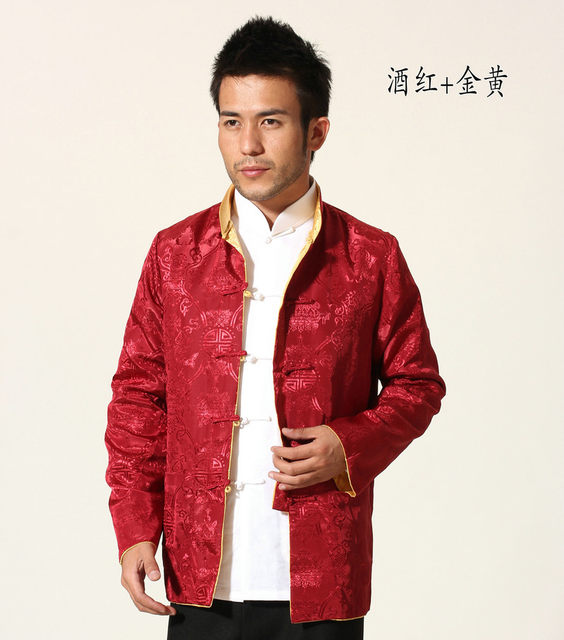 Tang clothes men's Hanfu on both sides wearing spring and autumn long ...