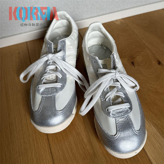 Adidas Adidas Clover SL 72 Rs men and women retro casual silver sports ...