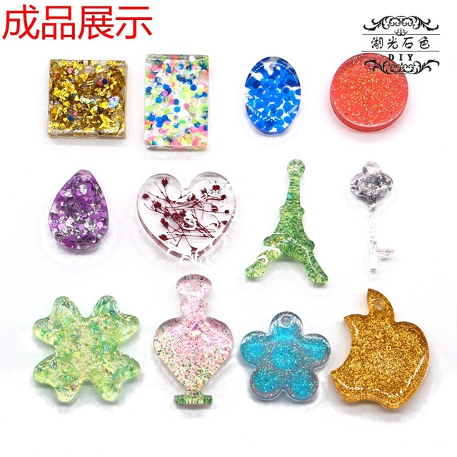 Crystal glue epoxy resin glue ultra-transparent quick-drying AB glue ...