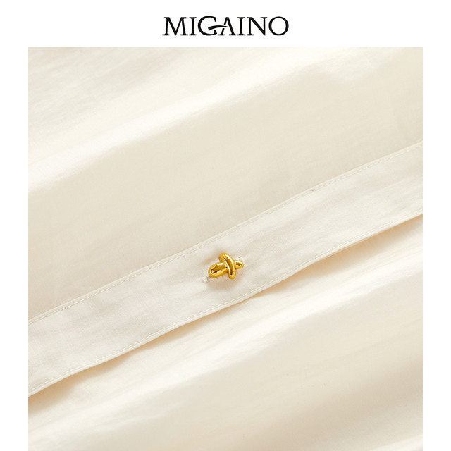 Migaino Manyano temperament shirt women's 2024 summer style French high ...