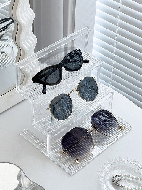 Glasses display rack transparent acrylic glasses rack multi-layer ...