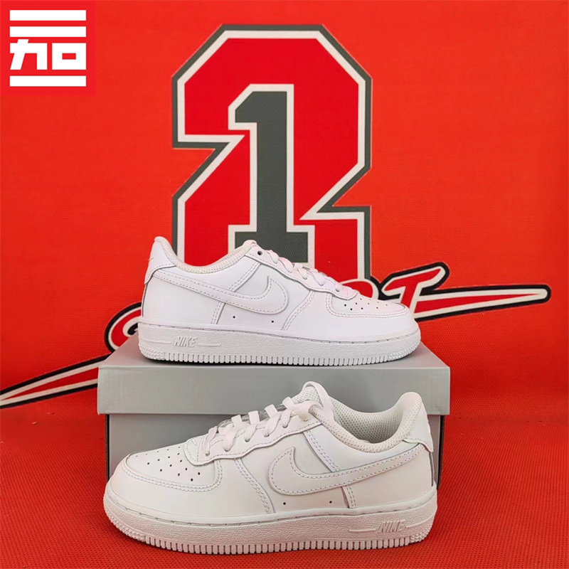 NIKE AIR FORCE 1 men's and women's pure white casual AF1 classic ...