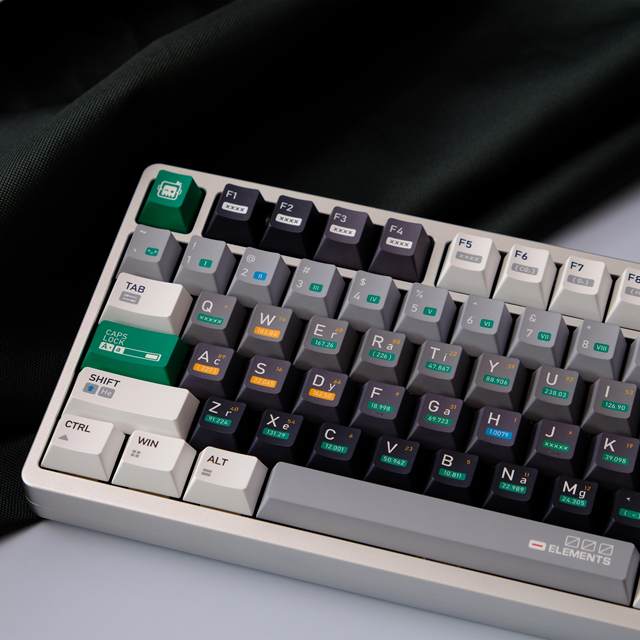 Chemical keycap original height pbt sublimation RAINY75VGN68848798104108