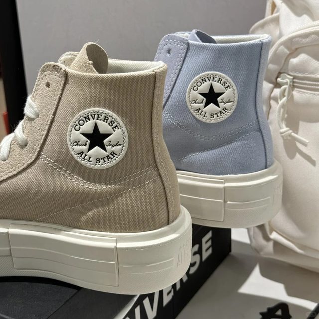 Converse CONVERSE light khaki milk tea sky blue UU shoes separated ...