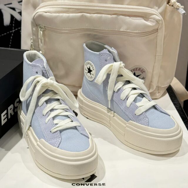 Converse CONVERSE light khaki milk tea sky blue UU shoes separated ...