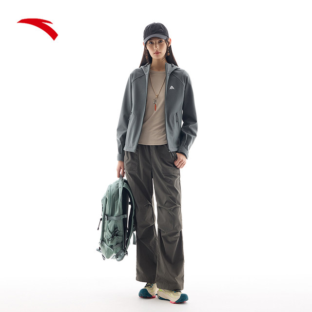 ANTA outdoor sports jacket women's new winter waterproof, anti-fouling ...