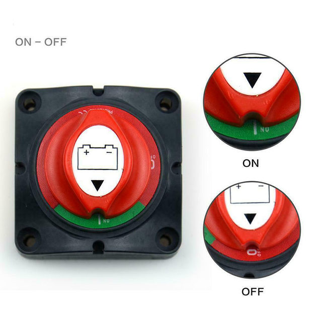 Car battery power off power switch Large current knob switch RV vehicle ...
