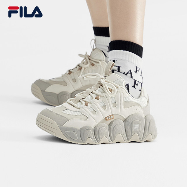 FILA Official Croissant Shoes Dad Shoes Women's Shoes Thick-Soled ...