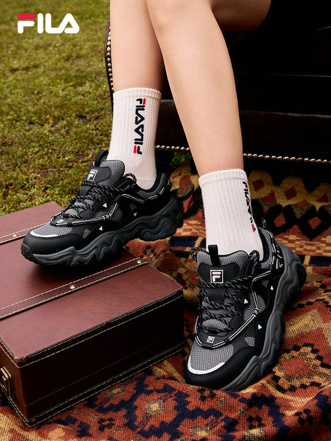 FILA official women's shoes cat claw shoes 5 generation daddy shoes ...