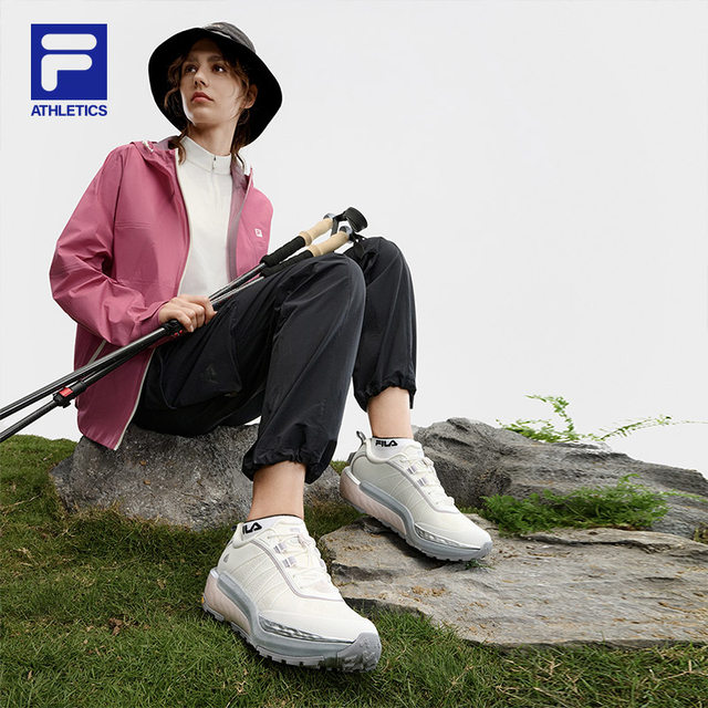 FILA official women's shoes sports shoes breathable outdoor hiking ...