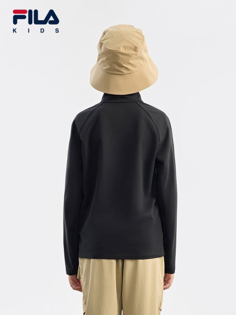 FILA KIDS FILA children's clothing boys' long-sleeved T-shirt 2024 autumn new children's sports ...