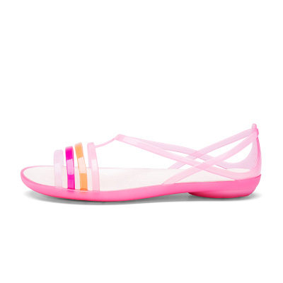 Summer non-slip Bosmian plastic plastic flat waterproof sandpiece jelly ...