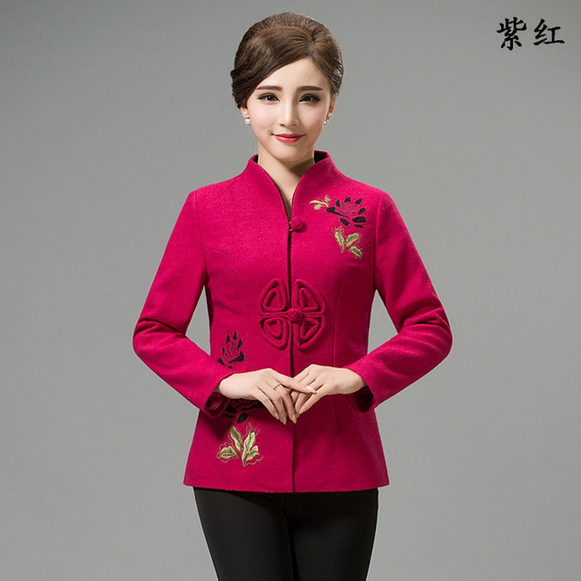 2025 Tang suit 40-50 years old middle-aged and elderly autumn clothes ...