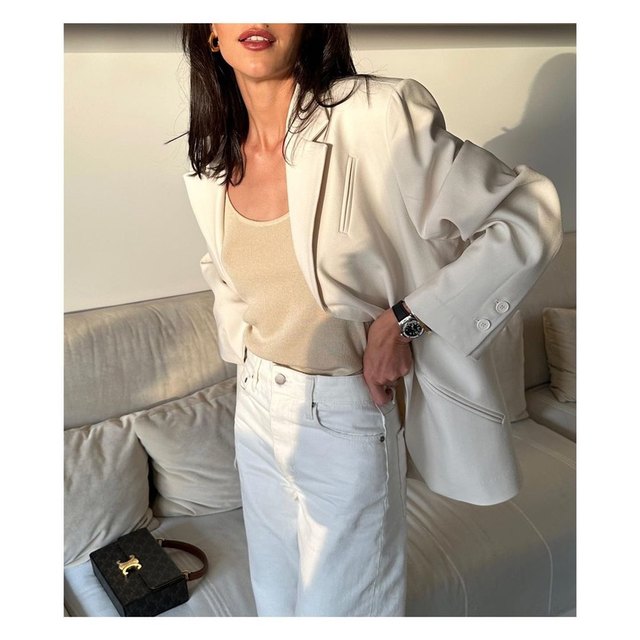 23 new pepamack same asymmetrical placket design suit temperament loose ...