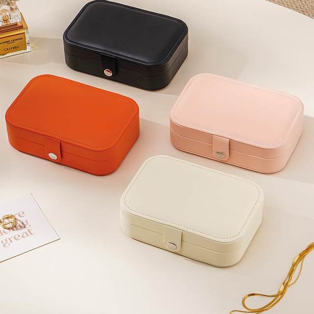 Jewelry storage box jewelry box simple high-end jewelry box earrings ...