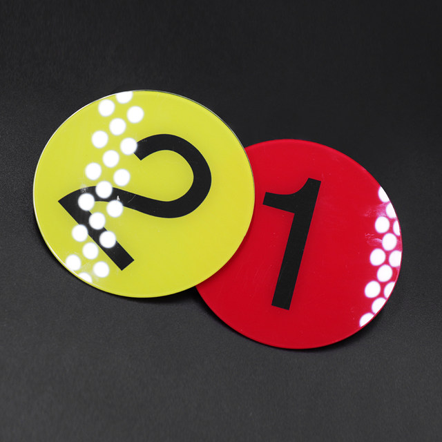 Acrylic digital number plate restaurant table number identification ...