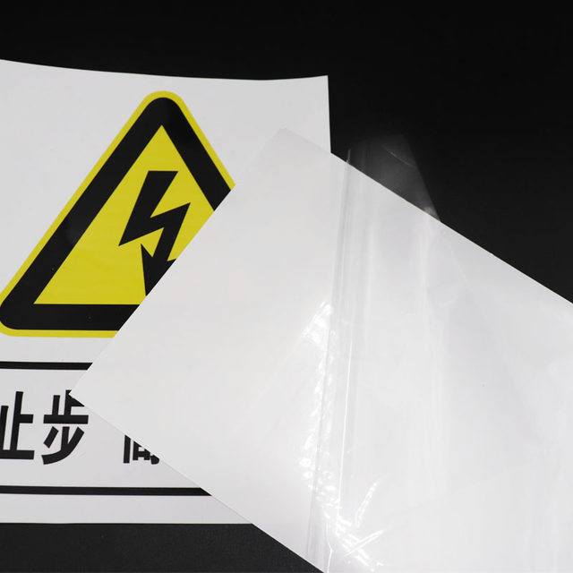 Beware of electric shock sign affixed to the distribution box ...