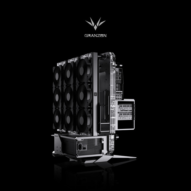 Granzon G20 open water circuit board chassis supports E-ATX motherboard ...