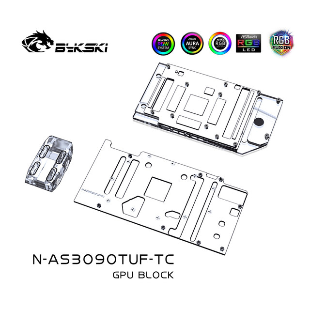 Bykski N-AS3090TUF-TC graphics card backplane memory water block ASUS ...