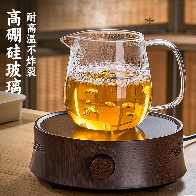 Ji'anxi glass teapot single pot high temperature resistant thickened ...