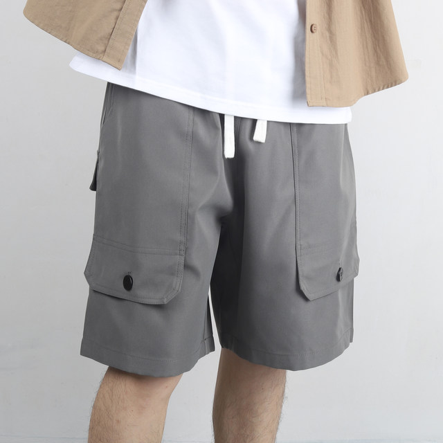 Dkstore New Flap Pocket Pants Workwear Five-Point Shorts Anti-Wrinkle ...