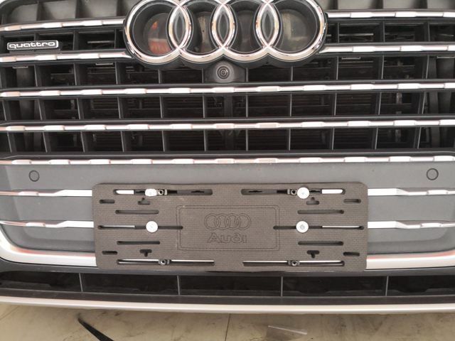 European regulations, American regulations, Audi license plate ...