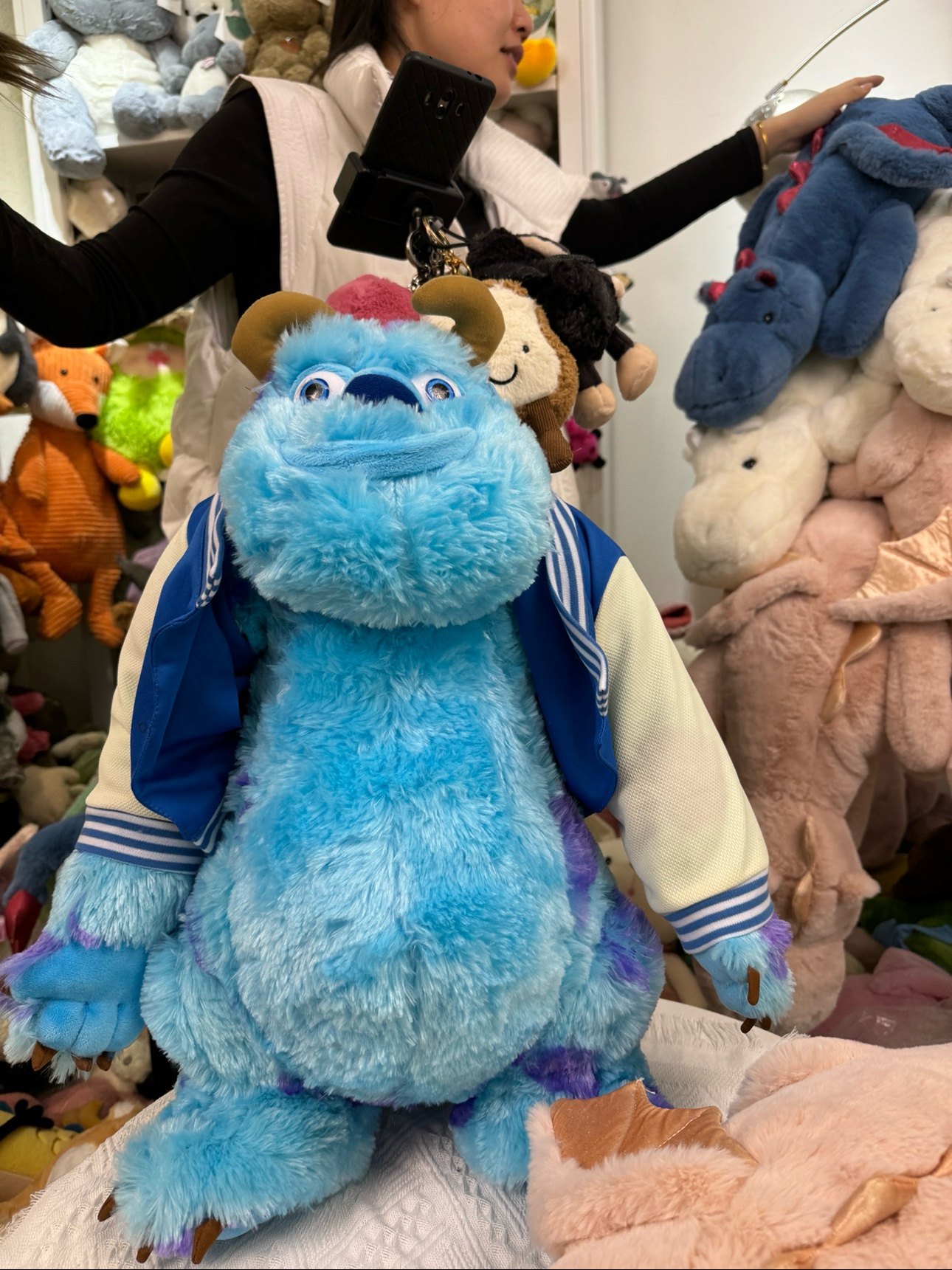 Ugly Meng Su Liwen Blue Monster Monster Academy Plush Toys Cute Doll Sleeping Dolls Children's ...