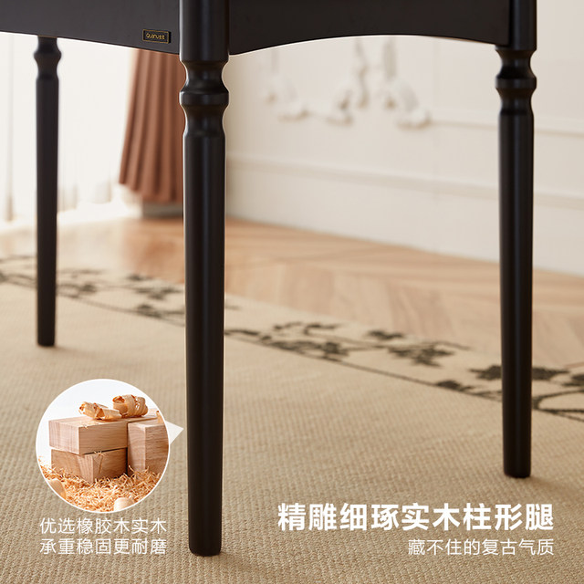 Quanyou 129037 Ottoman dining table small apartment home living room ...