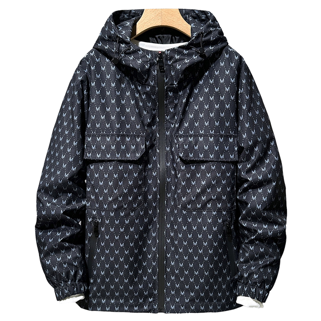 Men's trendy brand workwear loose jacket spring and autumn new handsome ...